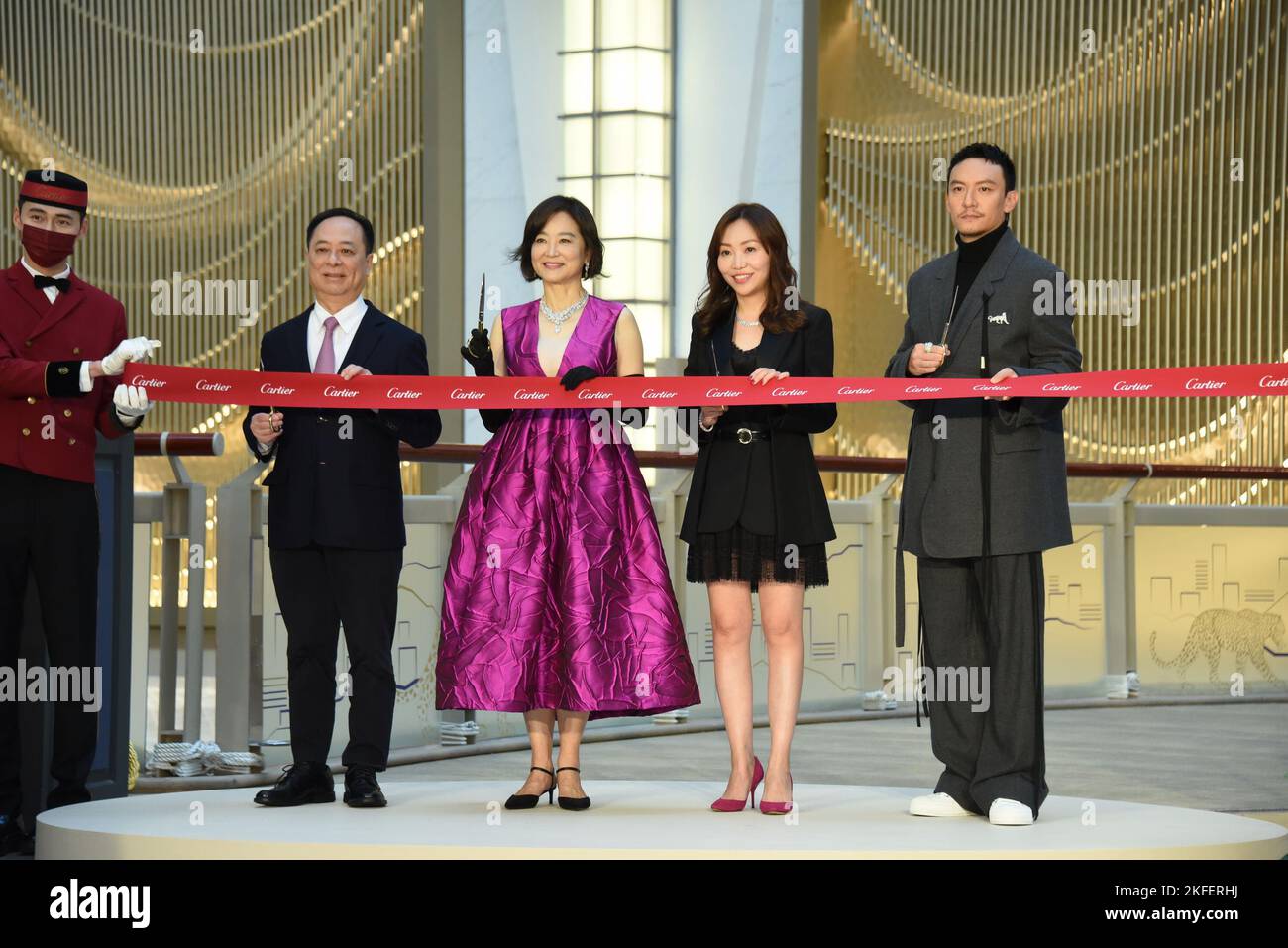 Taiwan, Japan, 17 November, 2022. Taiwanese actress Brigitte Lin and ...