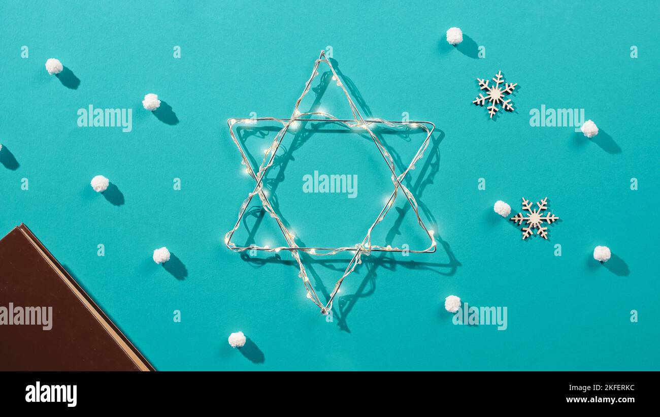 Jewish star for Hanukkah Holiday Stock Photo - Alamy