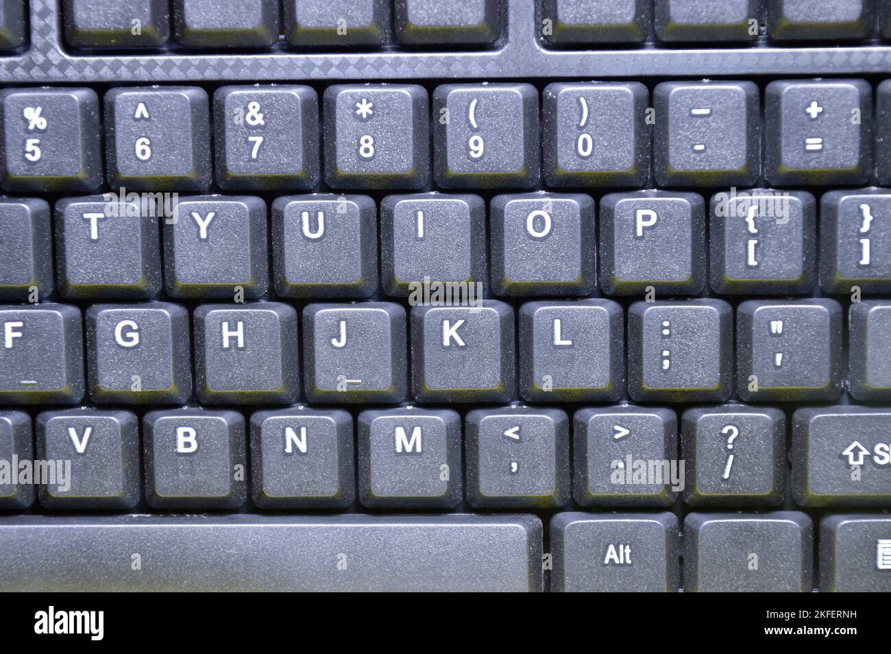 top view of keyboard keys Stock Photo - Alamy