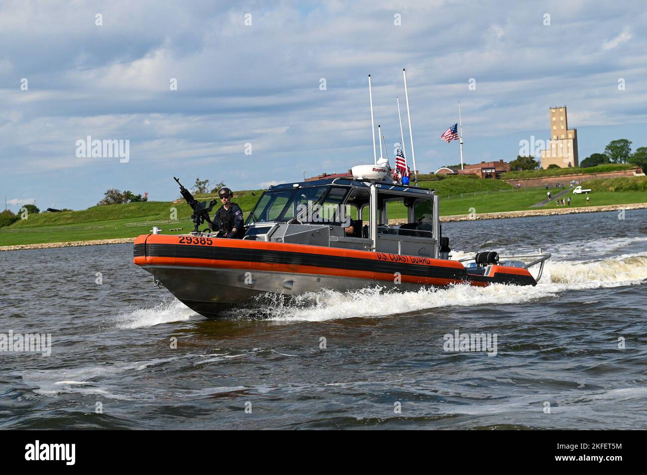 A Maritime Safety and Security Team New Orleans boatcrew conducts ...
