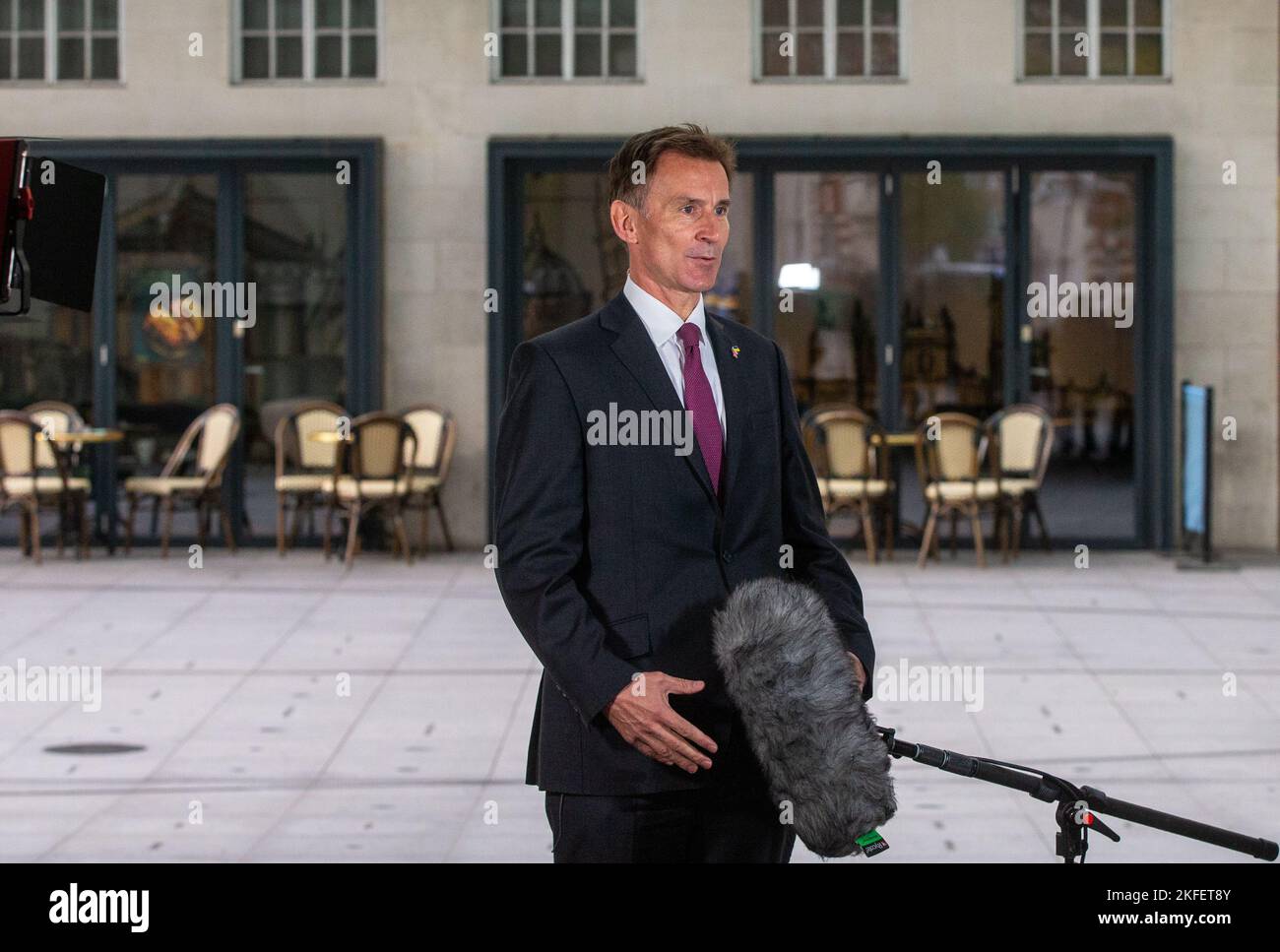 London, England, UK. 18th Nov, 2022. Chancellor of the Exchequer JEREMY ...