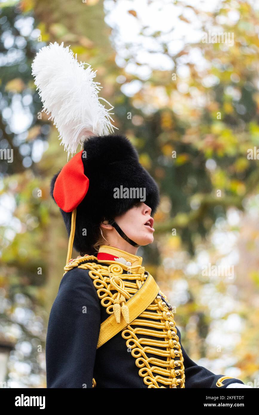 Female british army officer hi-res stock photography and images - Alamy