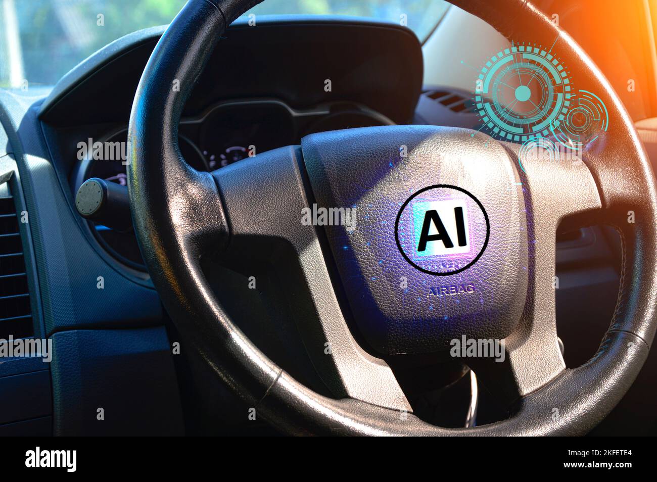 The concept uses artificial intelligence (AI) instead of people to ...