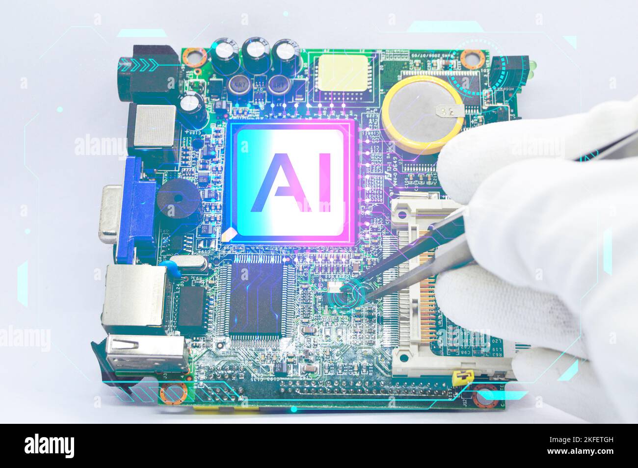 concept of artificial intelligence next generation technology will be ...