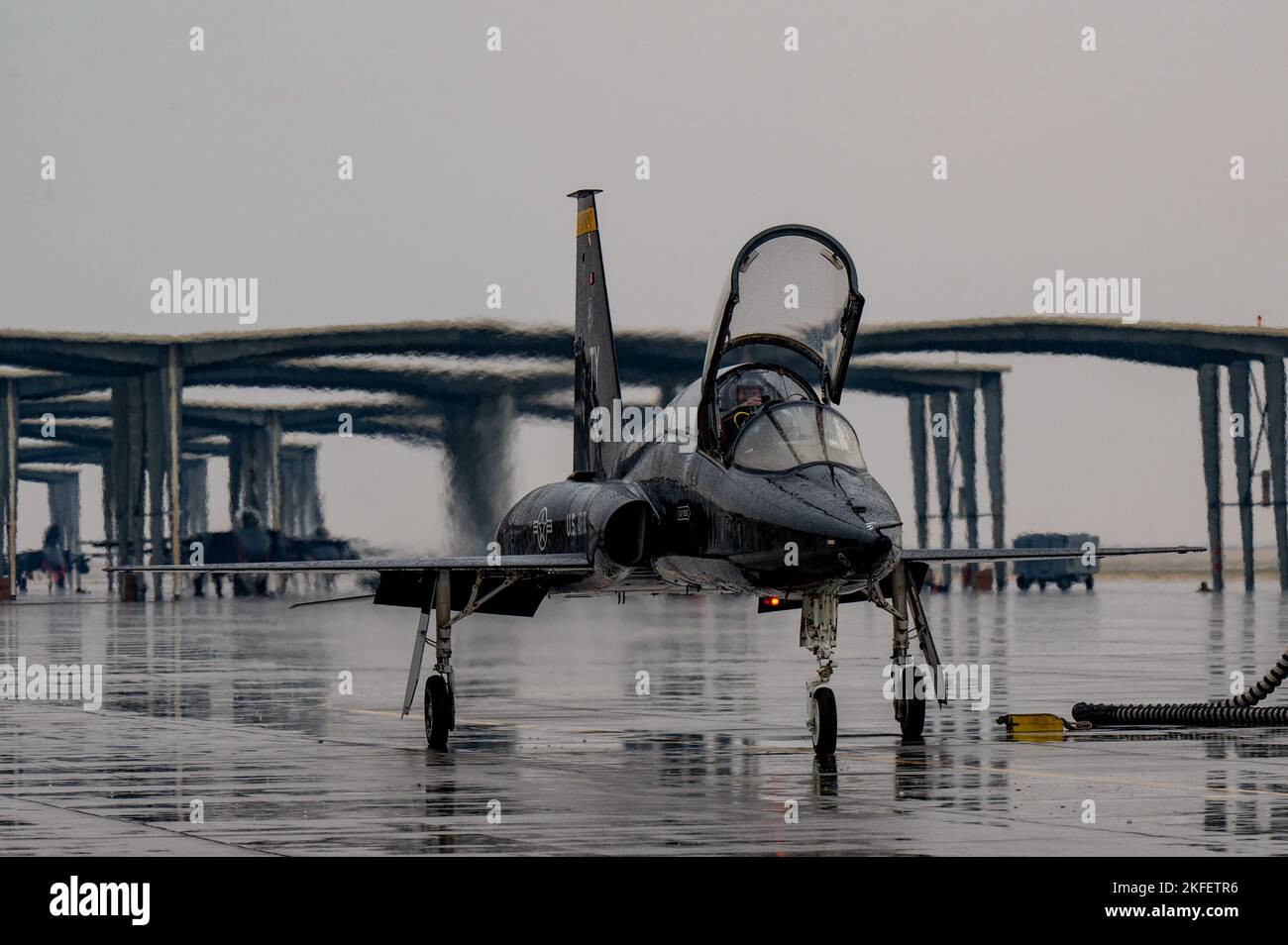 A U.S. Air Force T-38A Talon assigned to the 2d Fighter Training ...