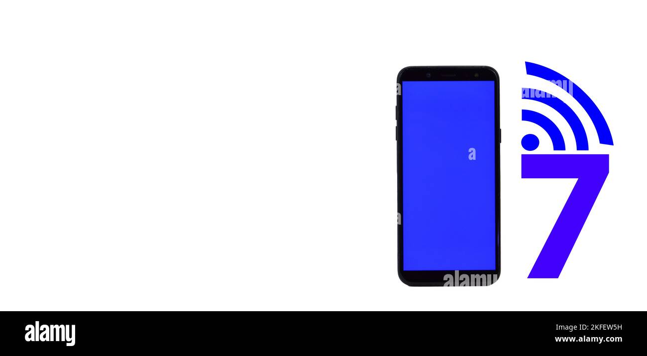 Concept Wi-Fi 7 Next Generation Networking Communication,high speed ...