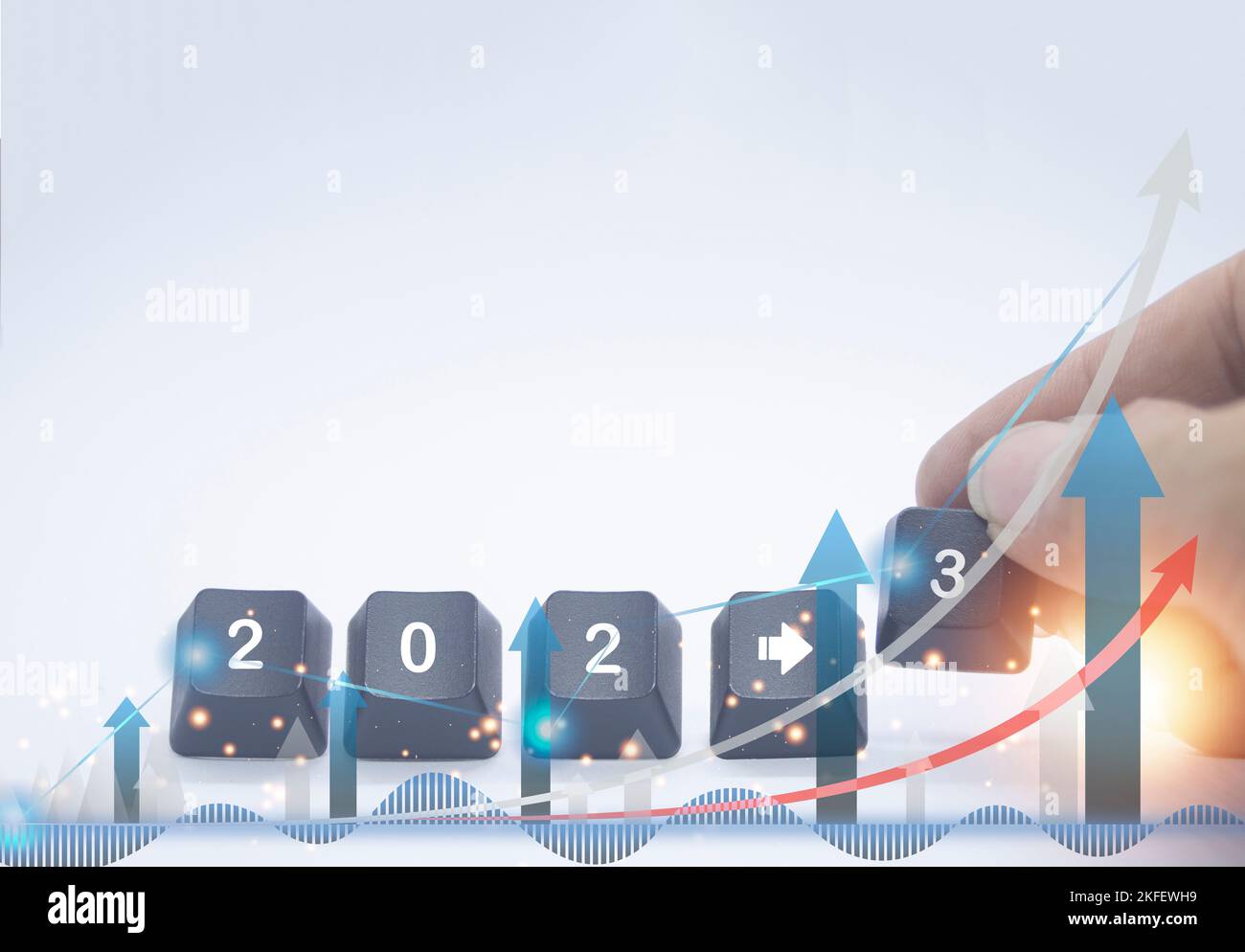 Concept of more advanced development in 2023 Stock Photo - Alamy