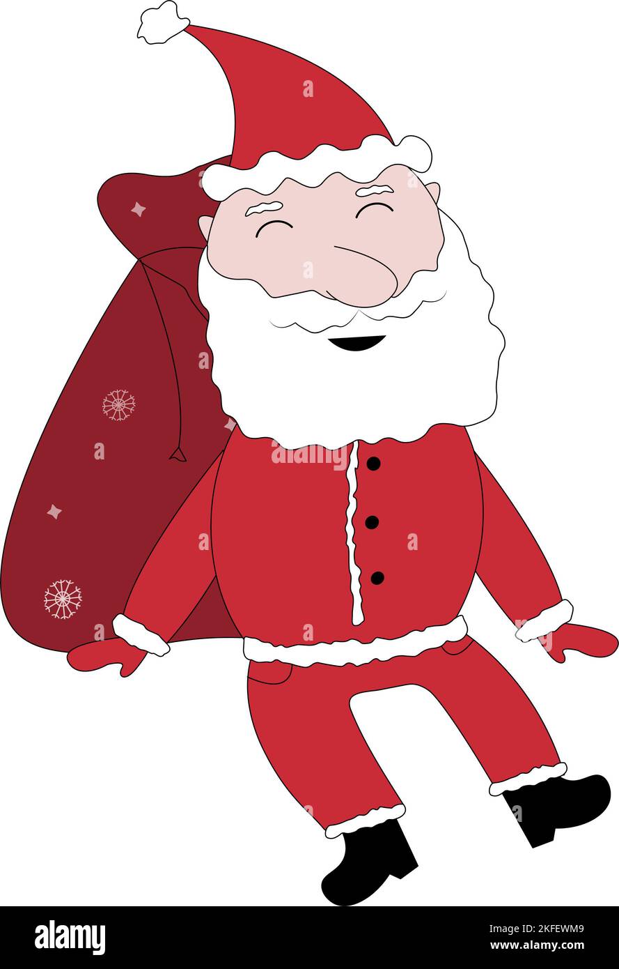 Merry christmas crazy funny santa claus Stock Photo - Alamy
