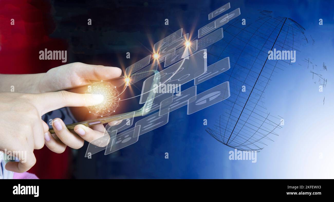 Concept of progressive work, successful projects and continuous ...