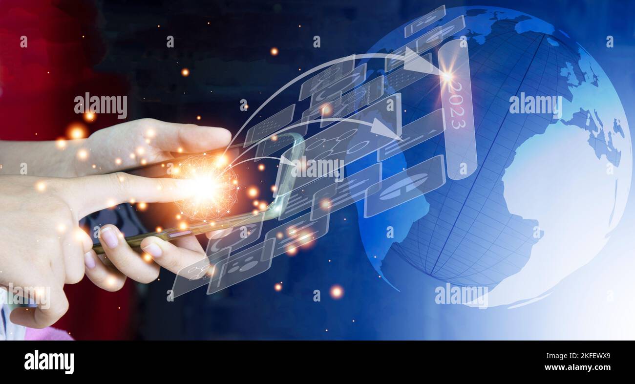 Concept of success in 2023 Progressive work, successful projects and ...