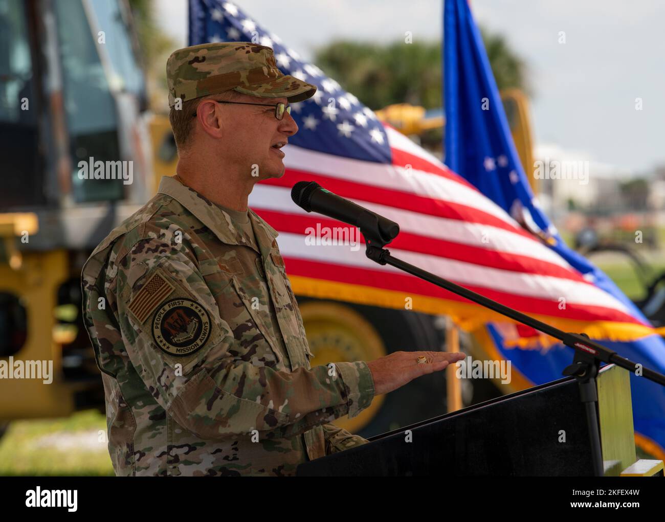 U.S. Air Force Lt. Gen. Russ Mack, deputy commander Air Combat Command ...