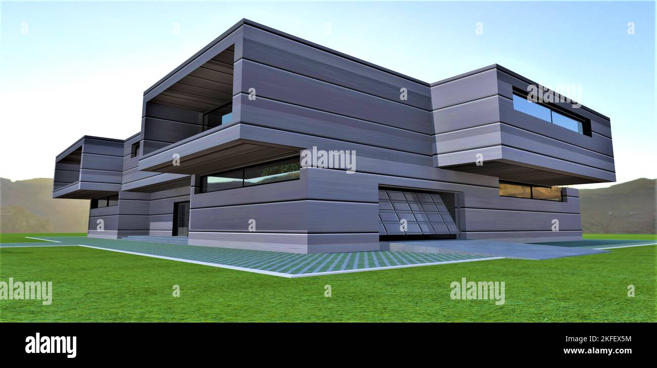 Modern Open Garage Design