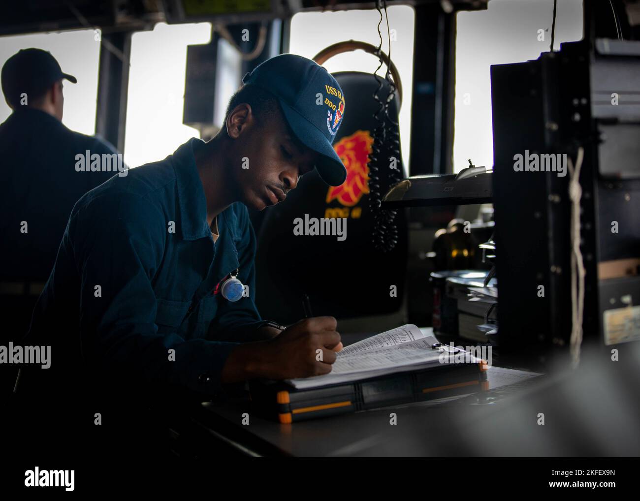 220913-N-NQ285-1012 ATLANTIC OCEAN (Sept. 13, 2022) Quartermaster ...