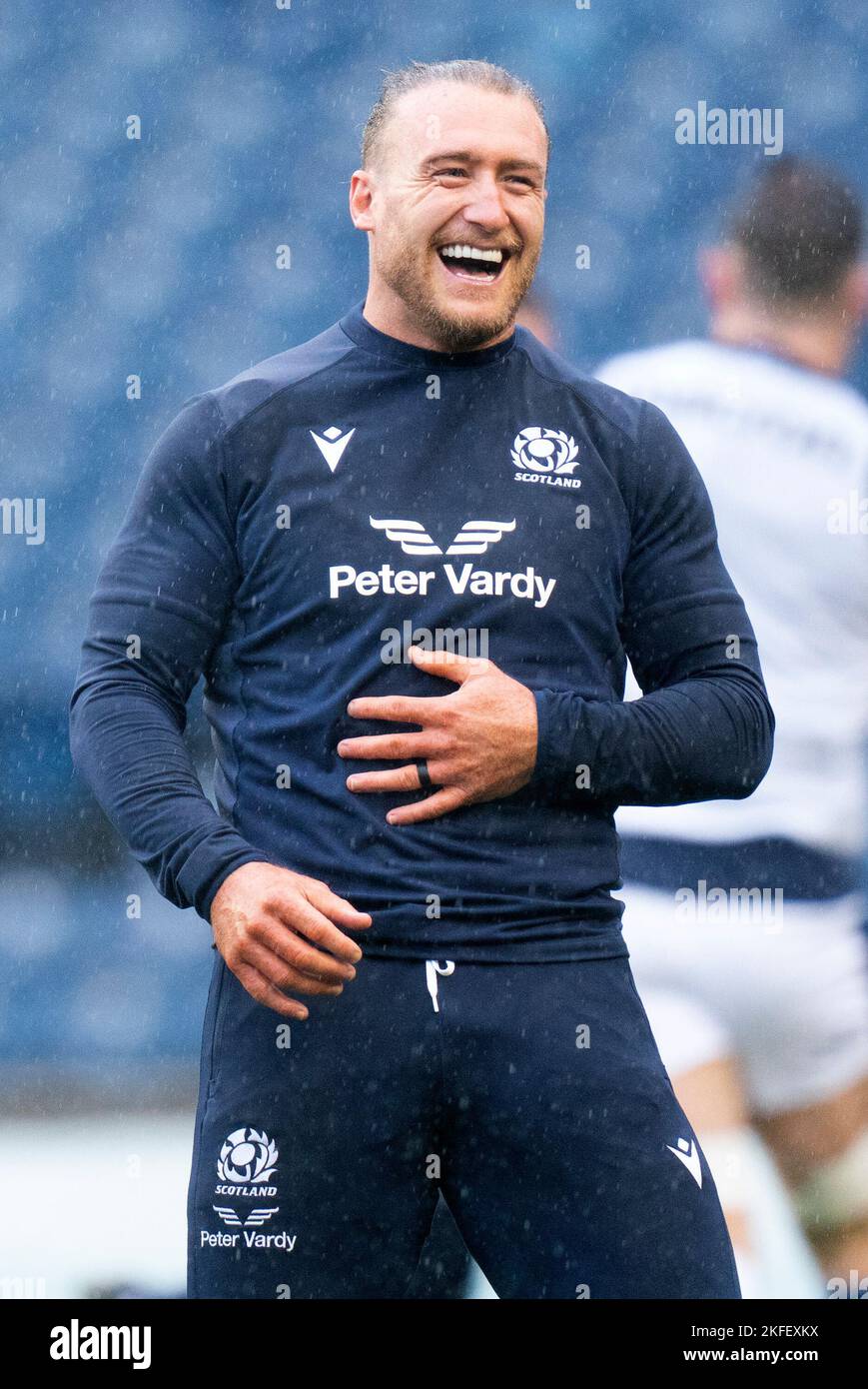 Scotland’s Stuart Hogg during a training session at BT Murrayfield ...
