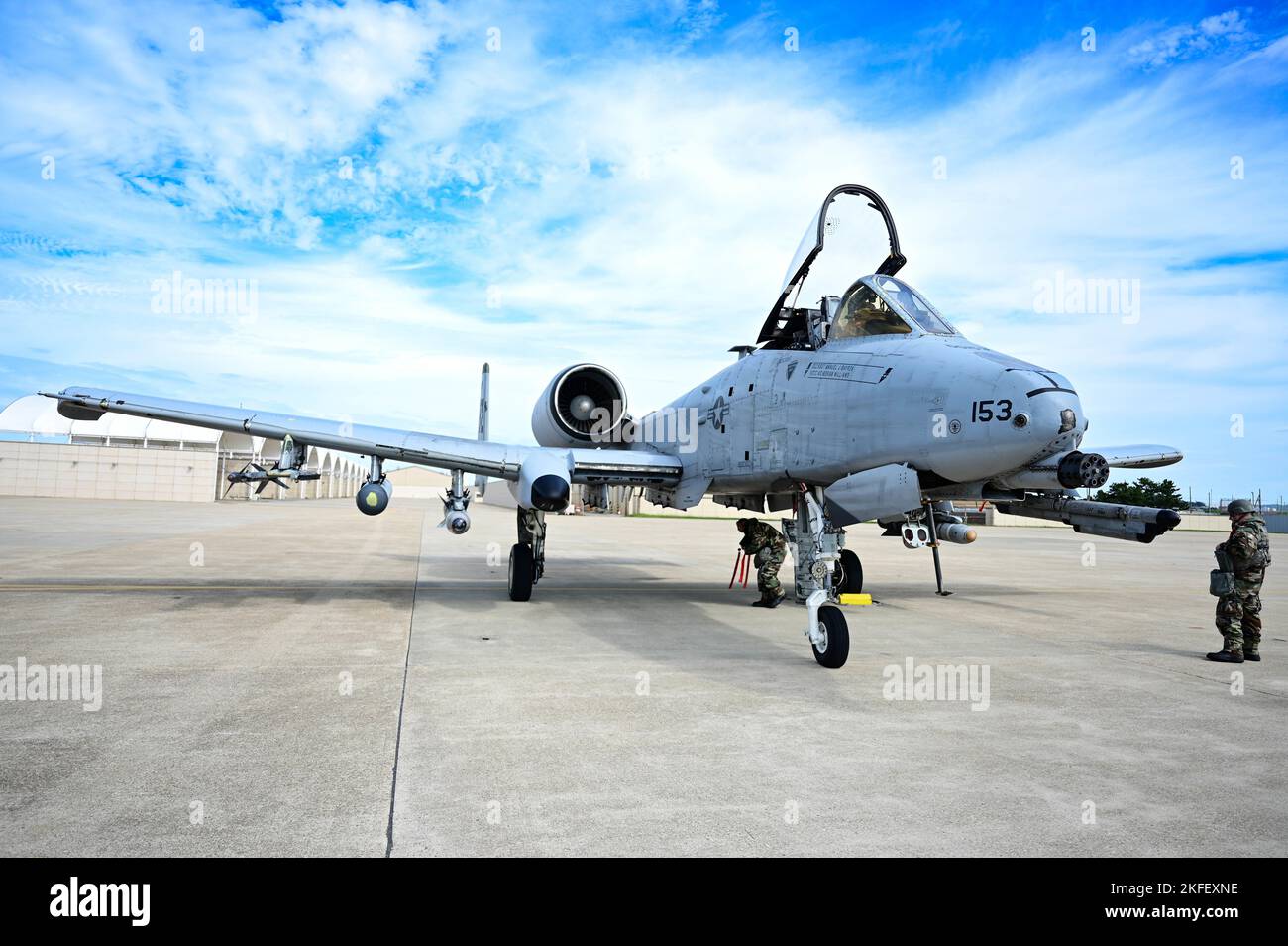 An A-10 Thunderbolt II assigned to the 25th Fighter Squadron, 51st ...
