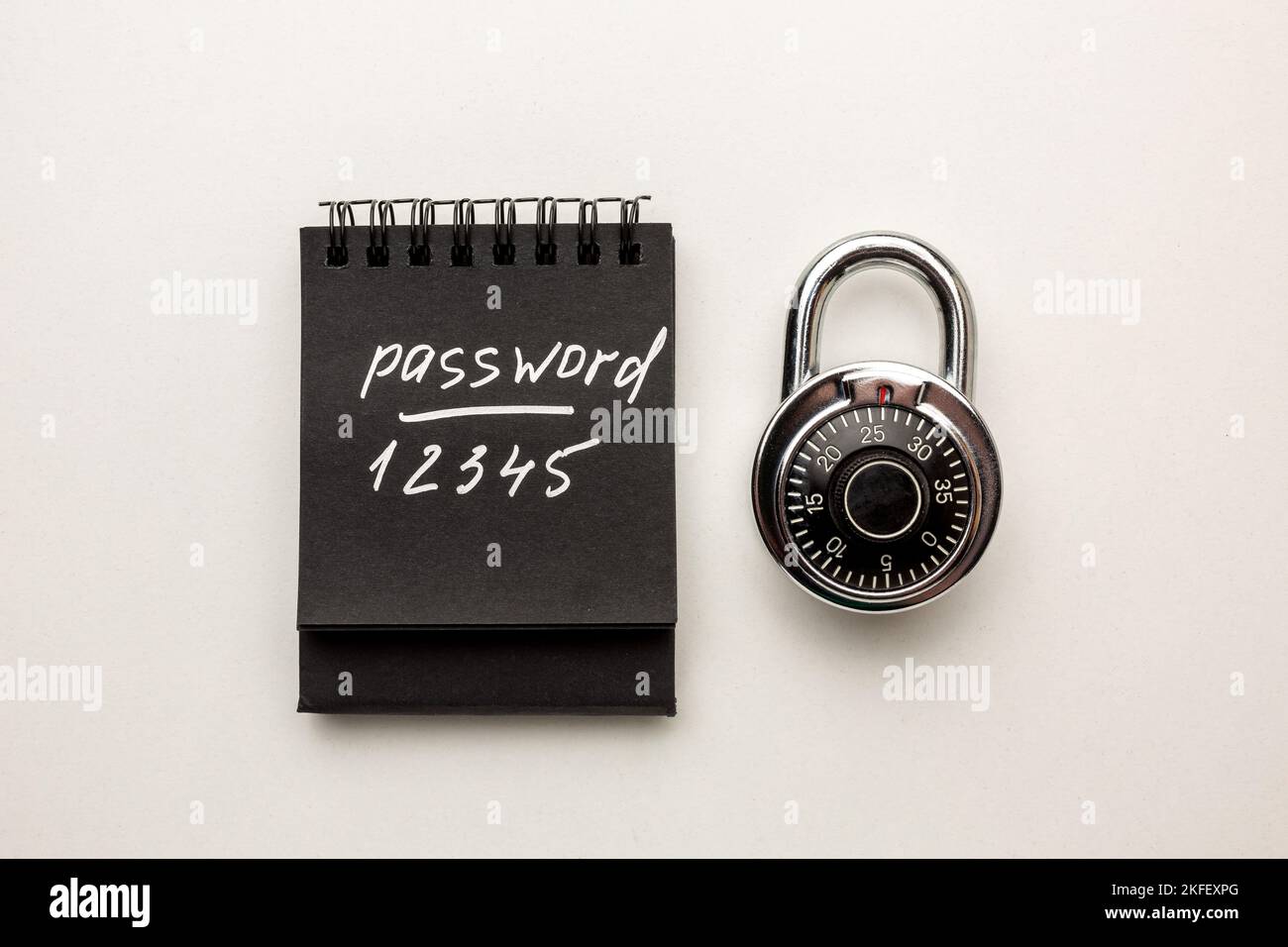 Easy Password Concept on a combination lock Stock Photo - Alamy