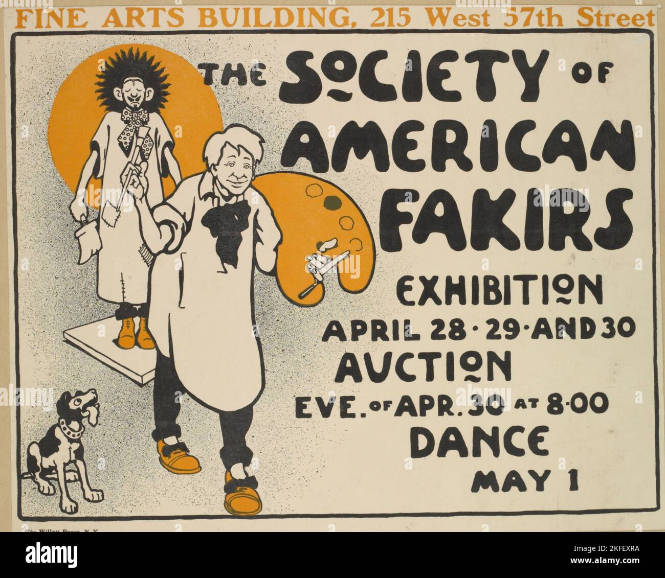 The society of American fakirs exhibition, c1887 - 1922 Stock Photo - Alamy