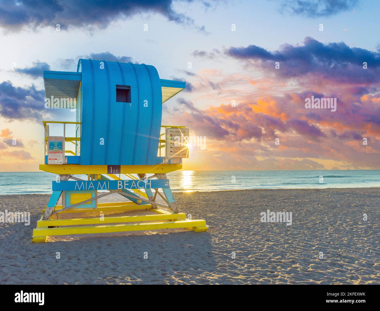 South Beach,Sunrise Miami Beach Miami Dade, Colorful Sunrise , Miami ...