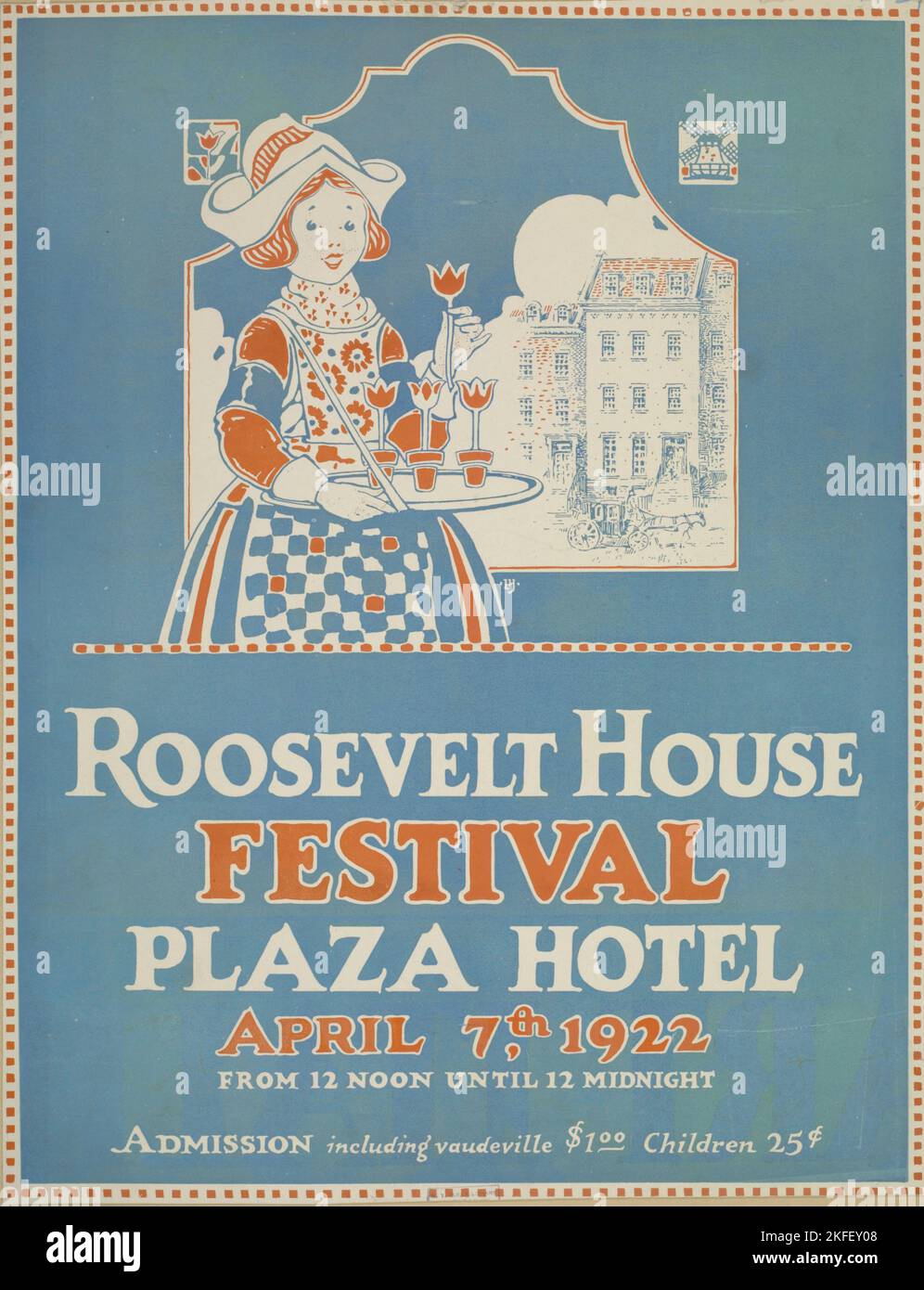 Roosevelt house festival, c1922 Stock Photo - Alamy