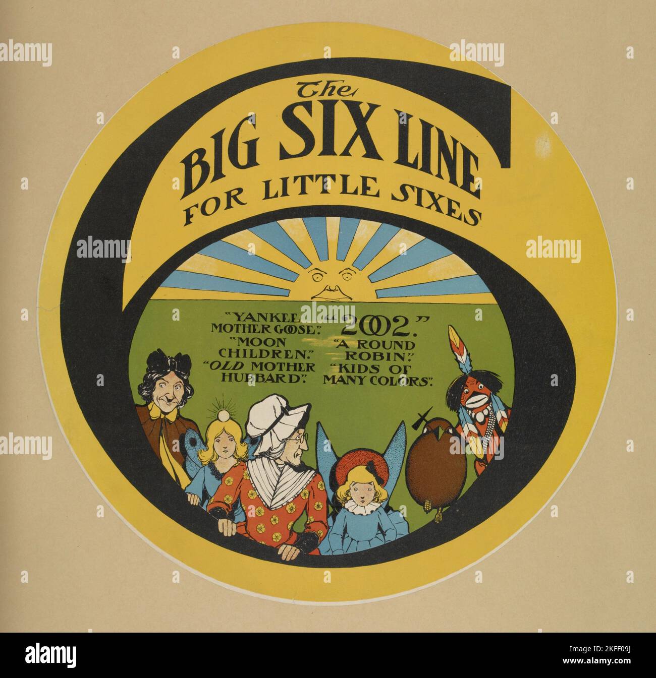 The big six line, c1895 - 1911 Stock Photo - Alamy