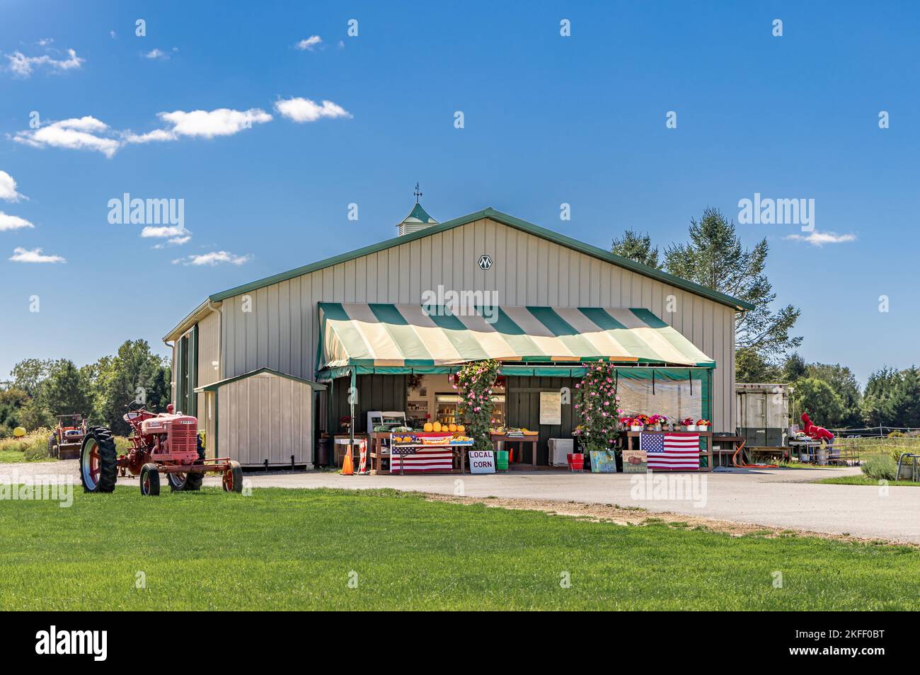 Babinski's farm stand Stock Photo - Alamy