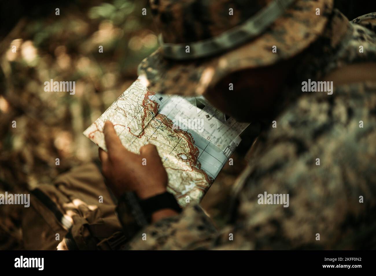U.S. Marine Corps Lance Cpl. Iybin Delacruzchino, a rifleman with ...