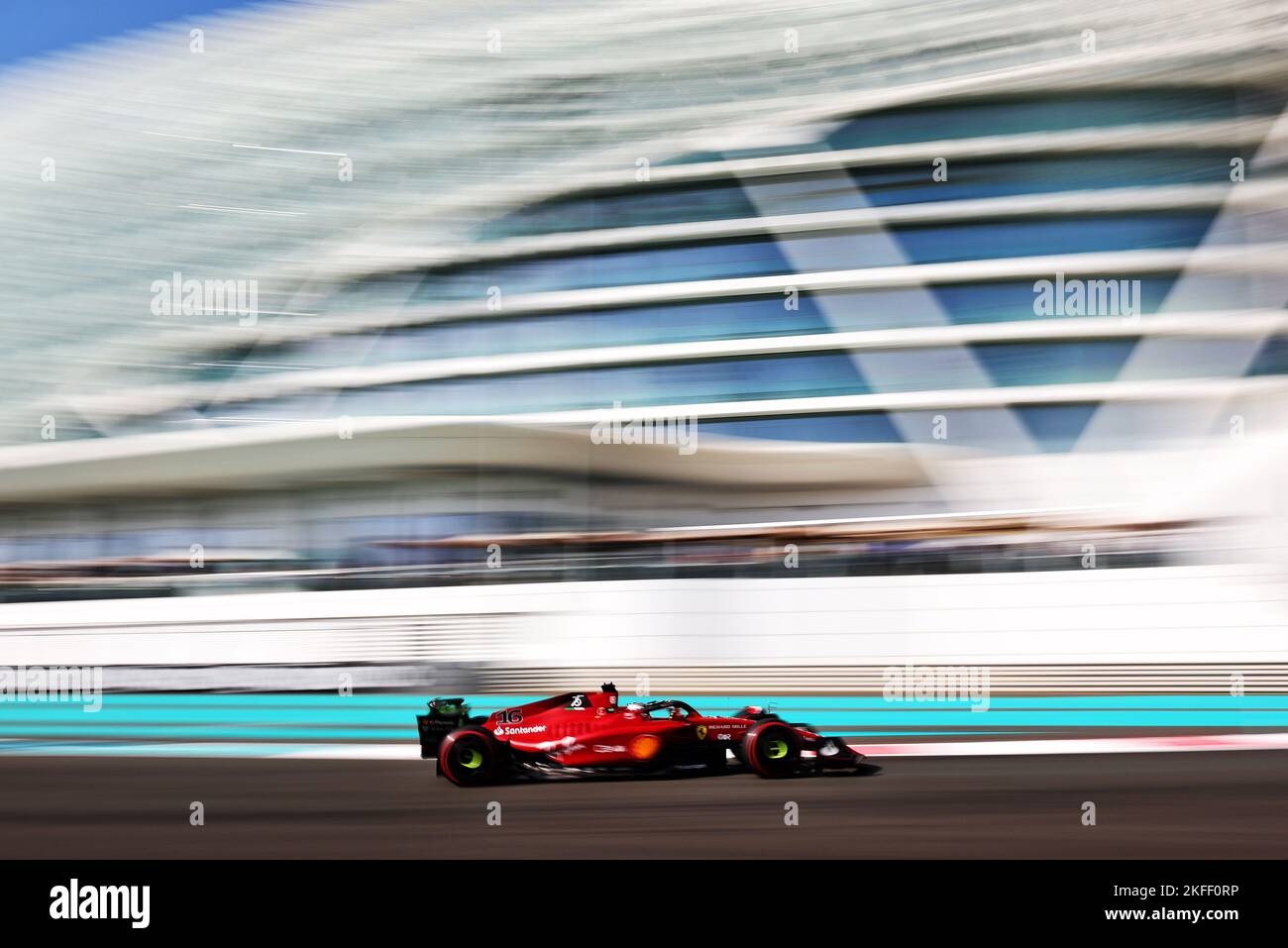 Charles Leclerc (MON) Ferrari F1-75. Abu Dhabi Grand Prix, Friday 18th ...