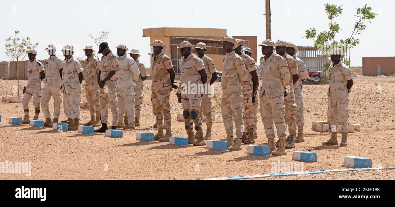 NIGERIEN AIR BASE 201, Niger - Twenty Niger Armed Forces, FAN, (French ...