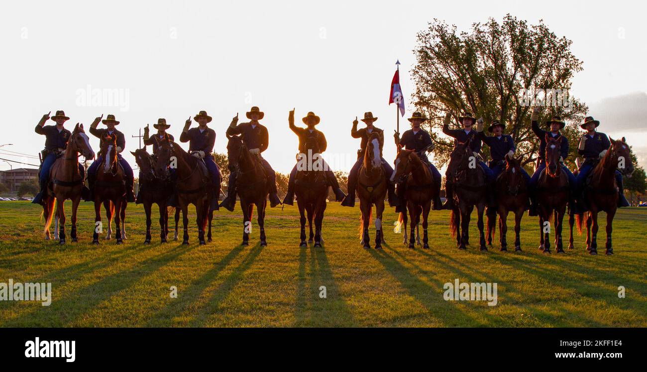 Troopers of the Horse Cavalry Detachment, 1st Cavalry Division, pose ...