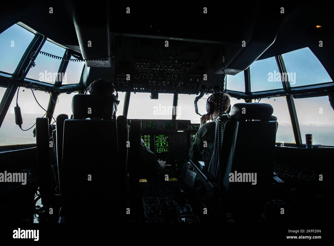 U.S. Marines with Marine Aerial Refueler Transport Squadron 152 fly a ...