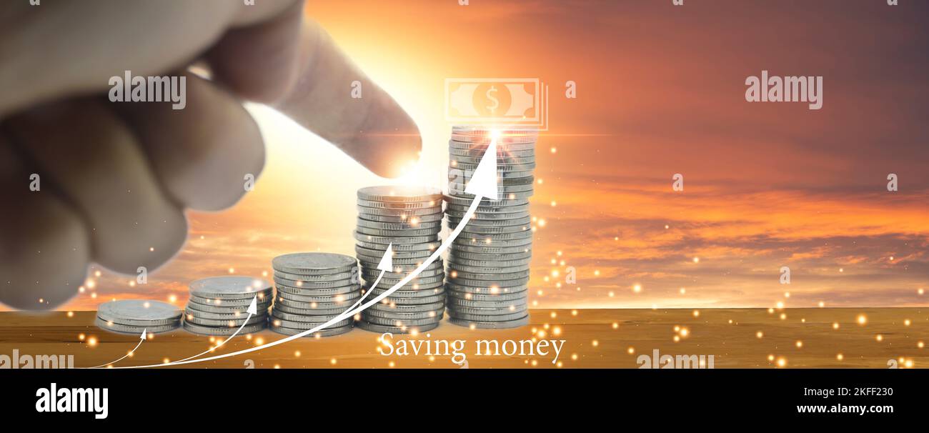 money saving concept for the future, financial planning Stock Photo - Alamy