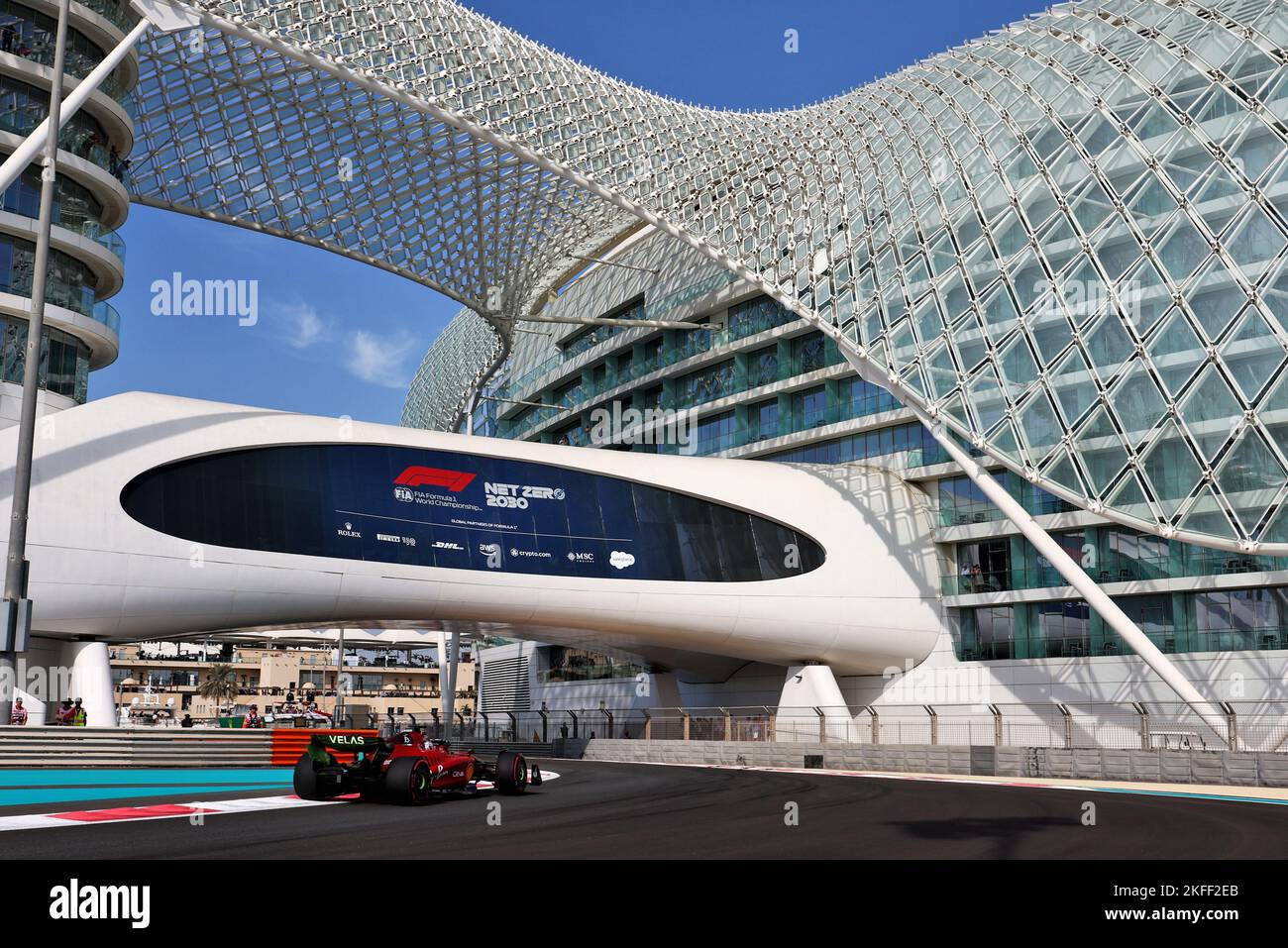 Charles Leclerc (MON) Ferrari F1-75. Abu Dhabi Grand Prix, Friday 18th ...