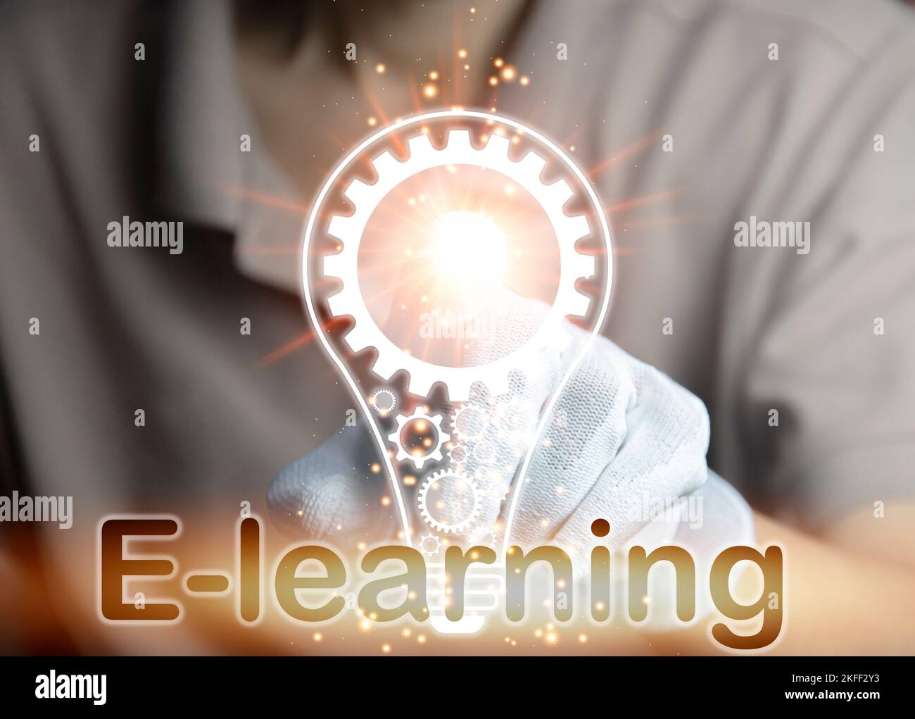 Concept of e-Learning, a learning management system through a network ...