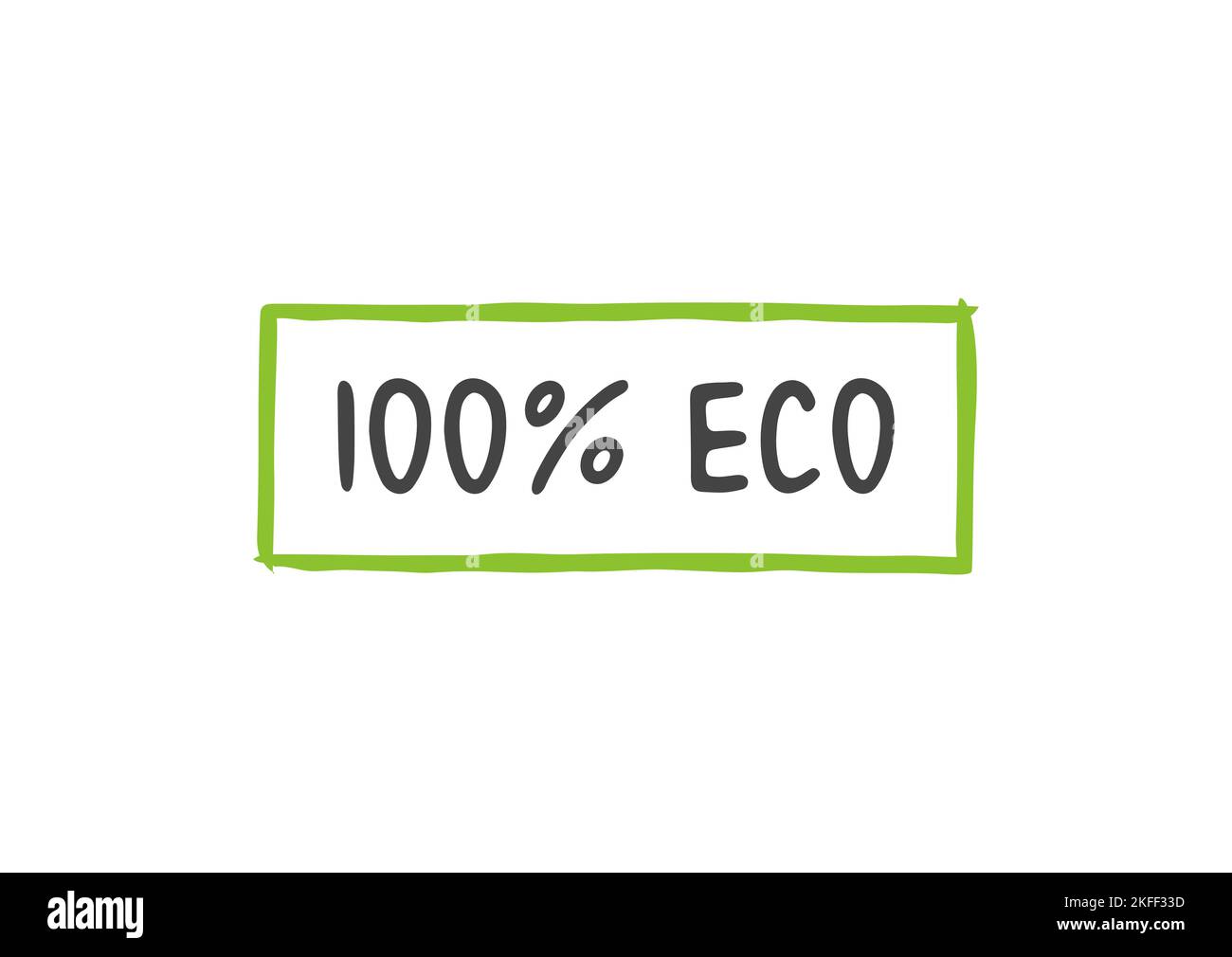 Vector Illustration. 100% Eco Product. Nature Ingredients. Template for ...