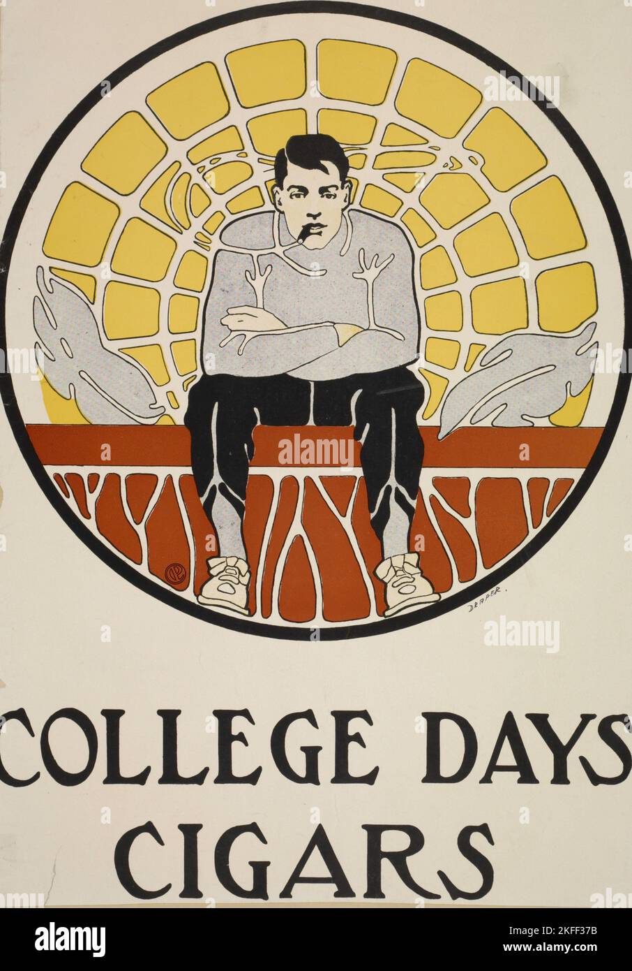 College days cigars, c1895 - 1917 Stock Photo - Alamy