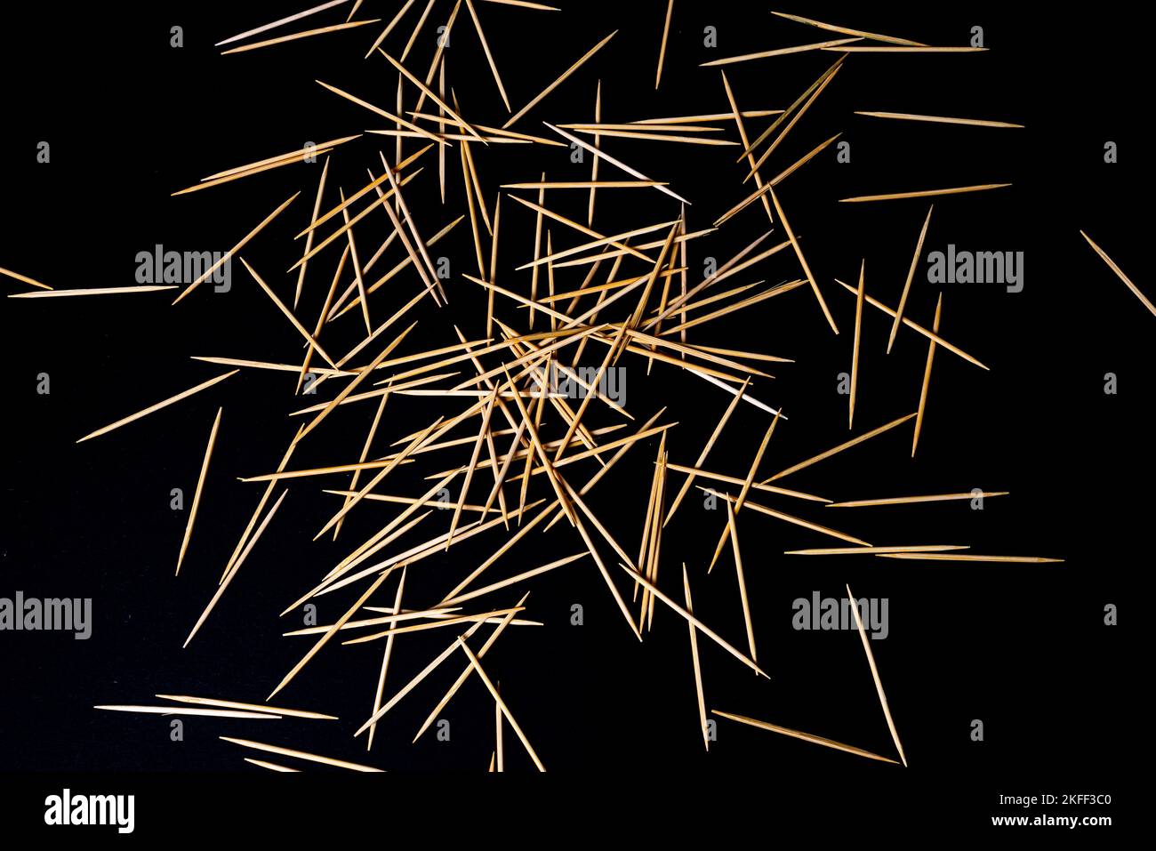 bamboo wooden toothpicks in glass jar, wine glass. in bucket ...