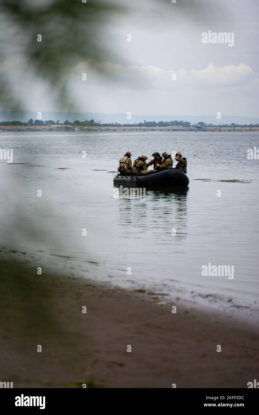 Reserve Citizen Airmen from the 304th Rescue Squadron conduct maritime ...