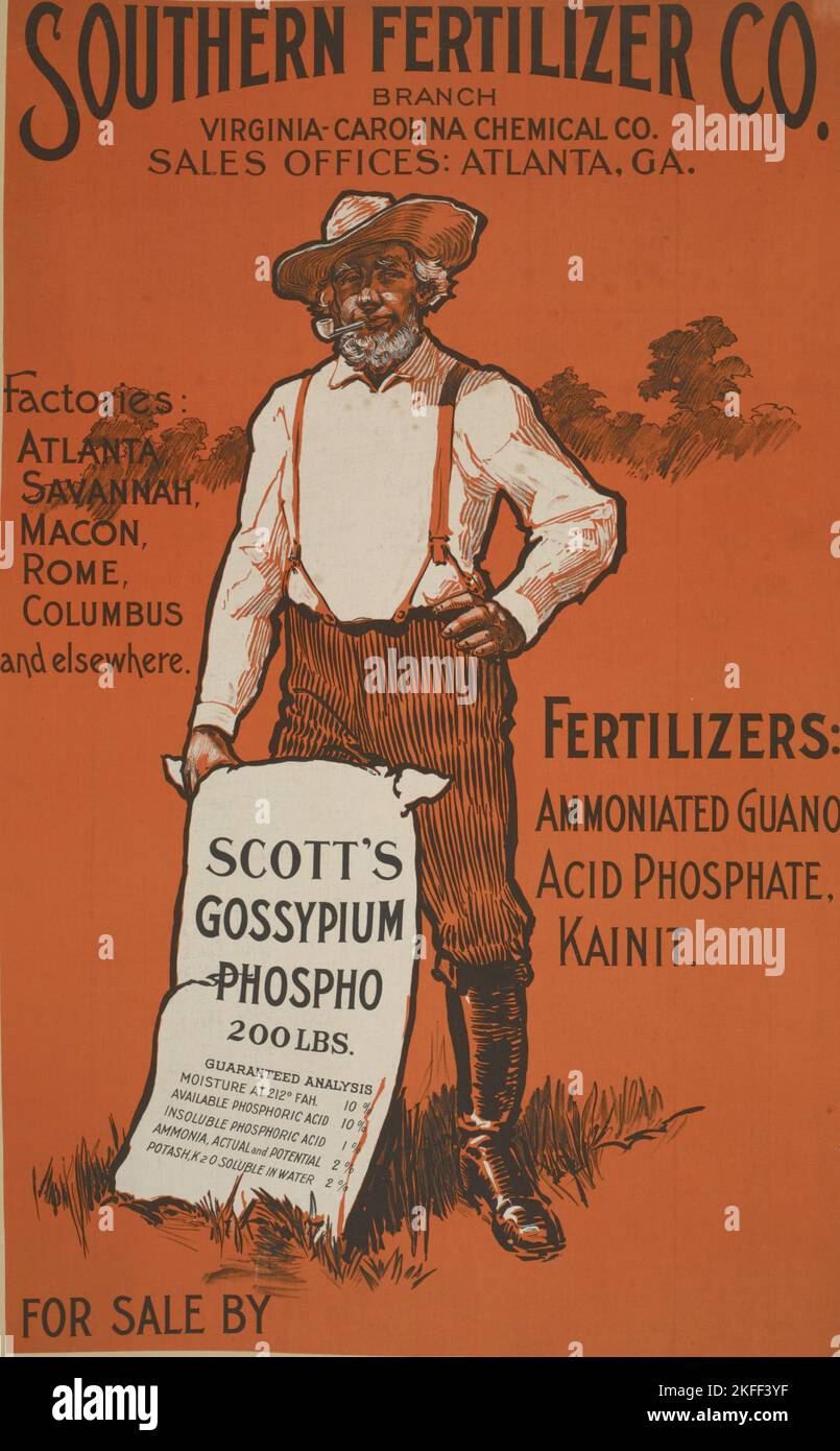 Southern fertilizer co, c1895 - 1917 Stock Photo - Alamy