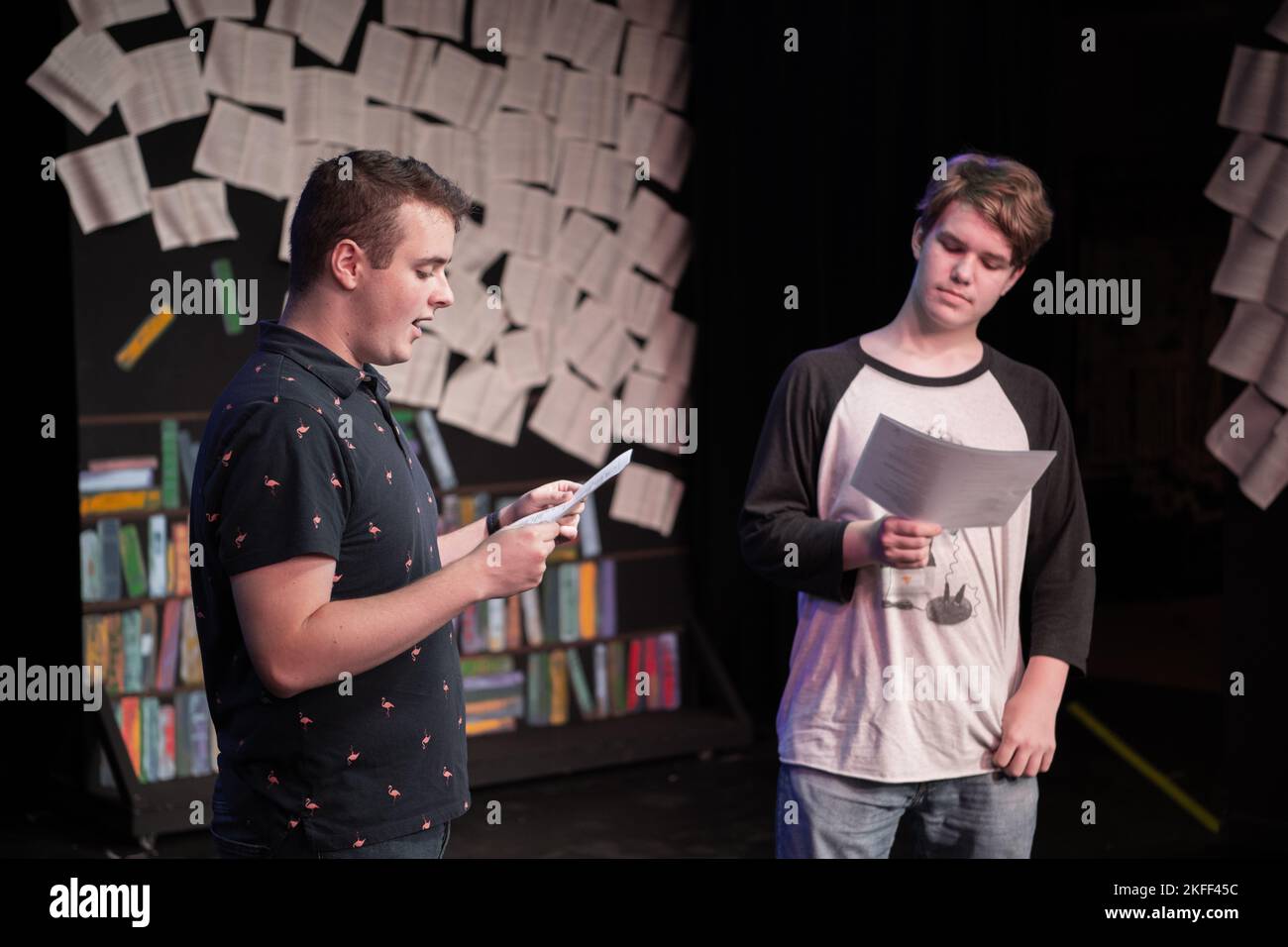 Wyatt Evans (left), community member, U.S. Army Garrison Wiesbaden ...