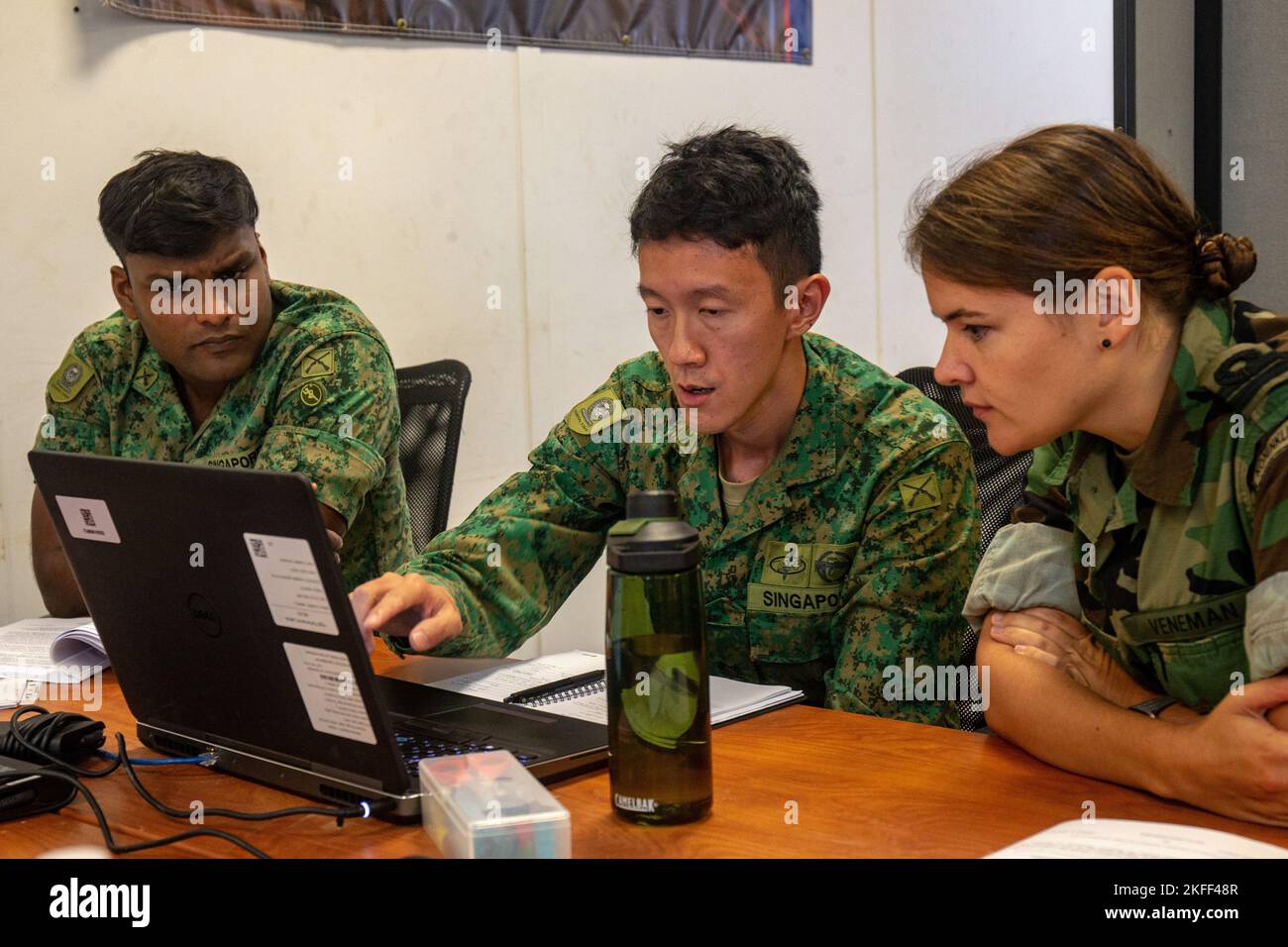 Joint force service members participate with the planning process ...