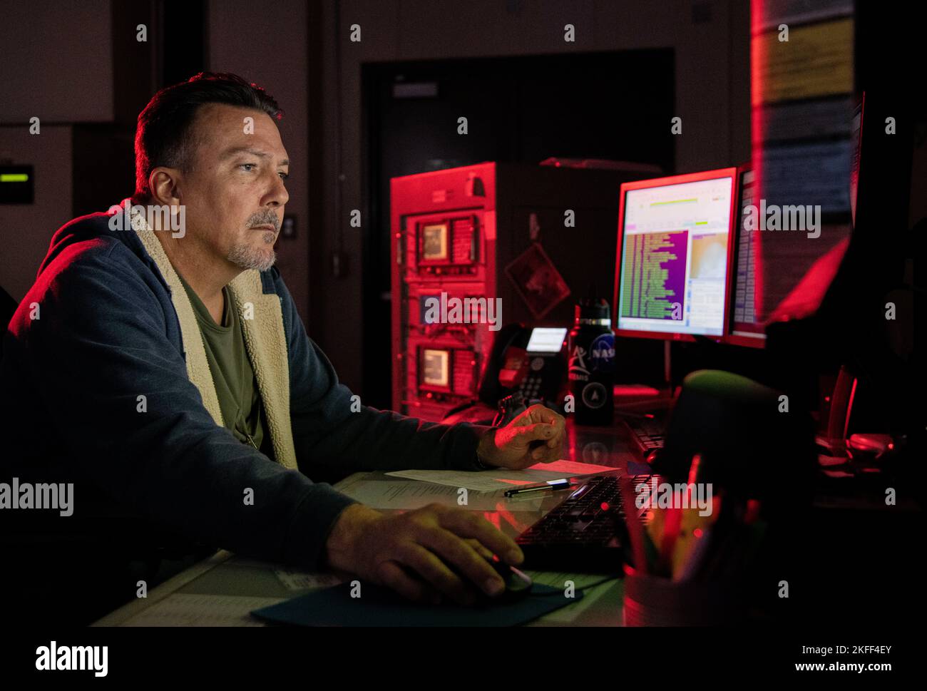 KAENA POINT SPACE FORCE STATION, HI. – Todd Auvil, Space Delta 6 ...