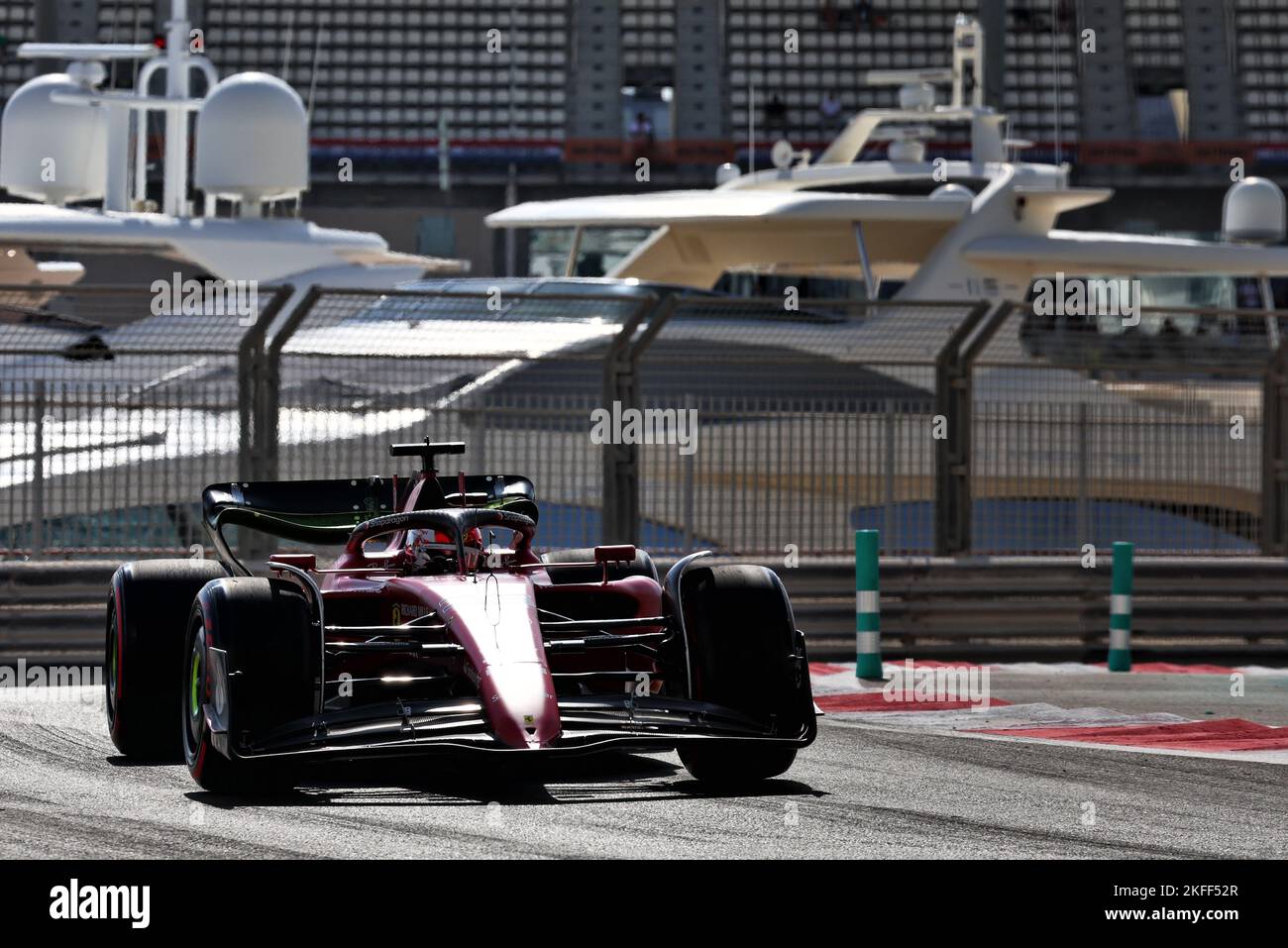 Charles Leclerc (MON) Ferrari F1-75. Abu Dhabi Grand Prix, Friday 18th ...