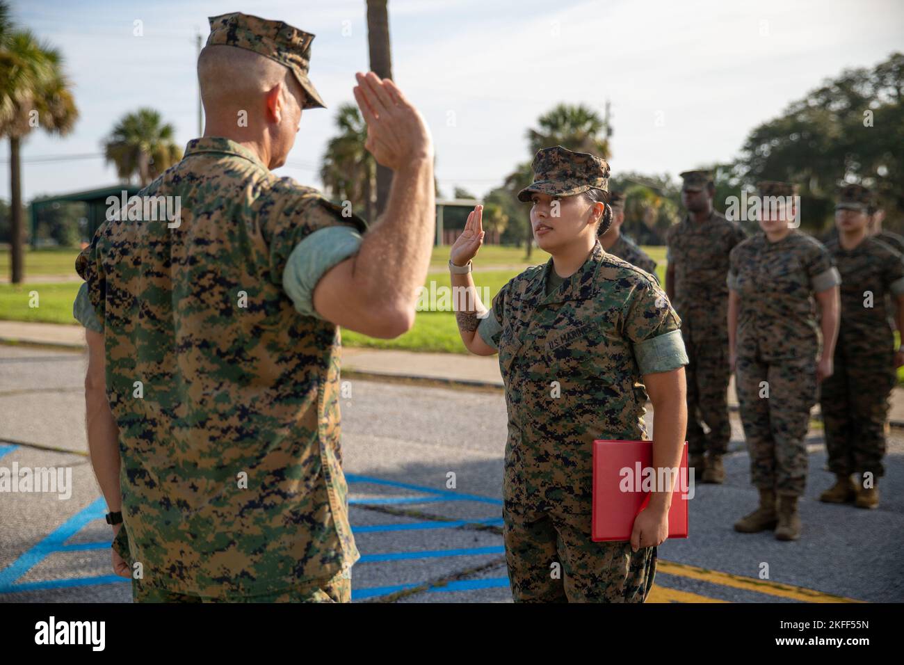U.S. Marine Corps Cpl. Isabelle M. Anaya, an administrative specialist ...