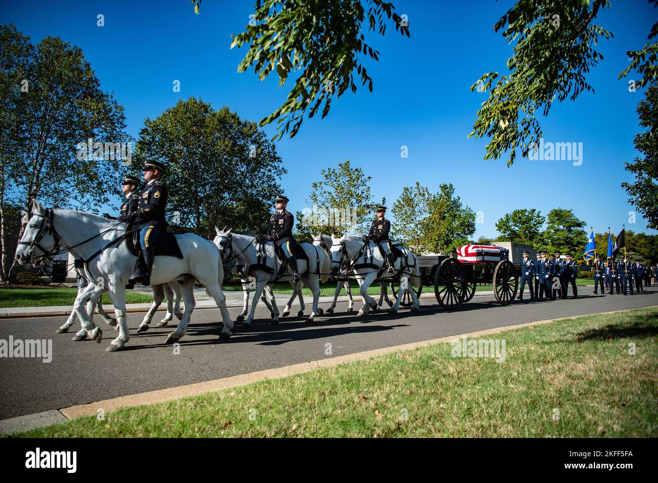 The U.S. Air Force Honor Guard, the U.S. Air Force Ceremonial Brass ...