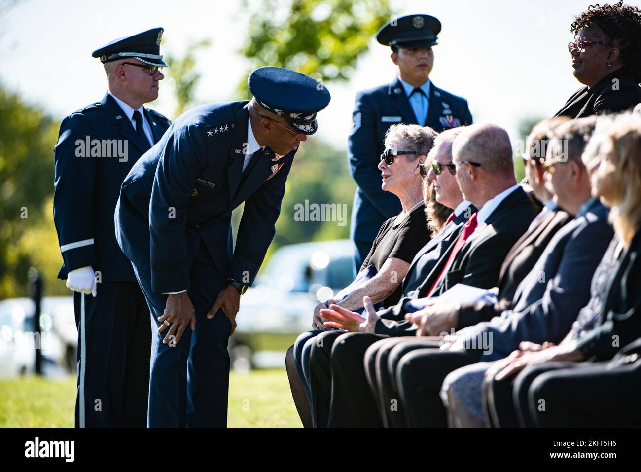 Chief of Staff of the U.S. Air Force Gen. Charles Q. Brown, Jr. speaks ...
