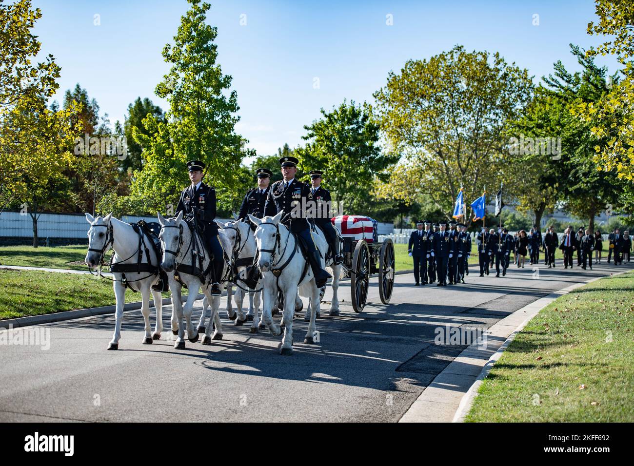 The U.S. Air Force Honor Guard, the U.S. Air Force Ceremonial Brass ...