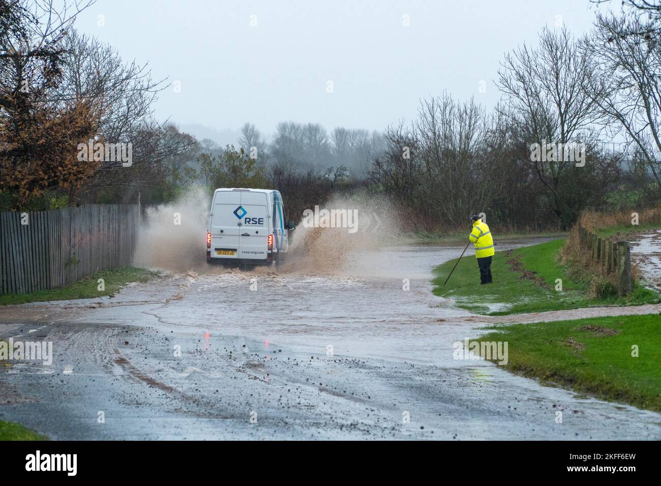 Good samaritan soaked by van hi-res stock photography and images - Alamy