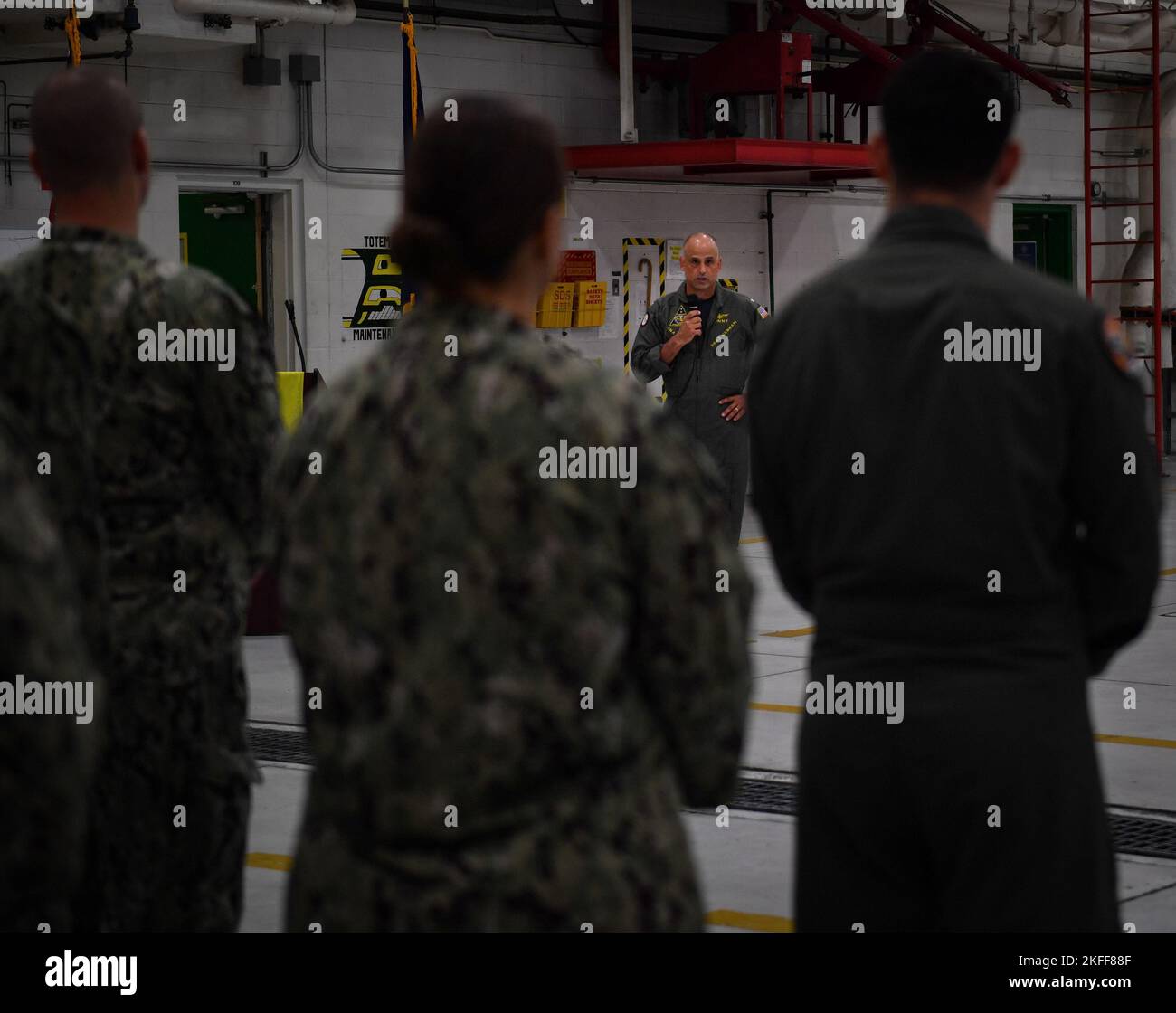 Reserve Deputy Commander Rear Adm. Brad Dunham, Commander, Naval Air ...