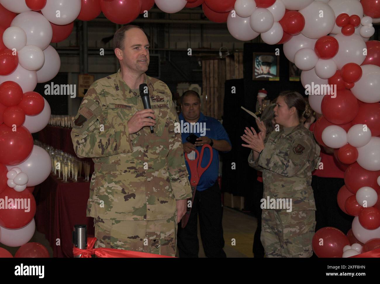 U.S. Air Force Col. Denny Davies, 86th Airlift Wing vice commander ...