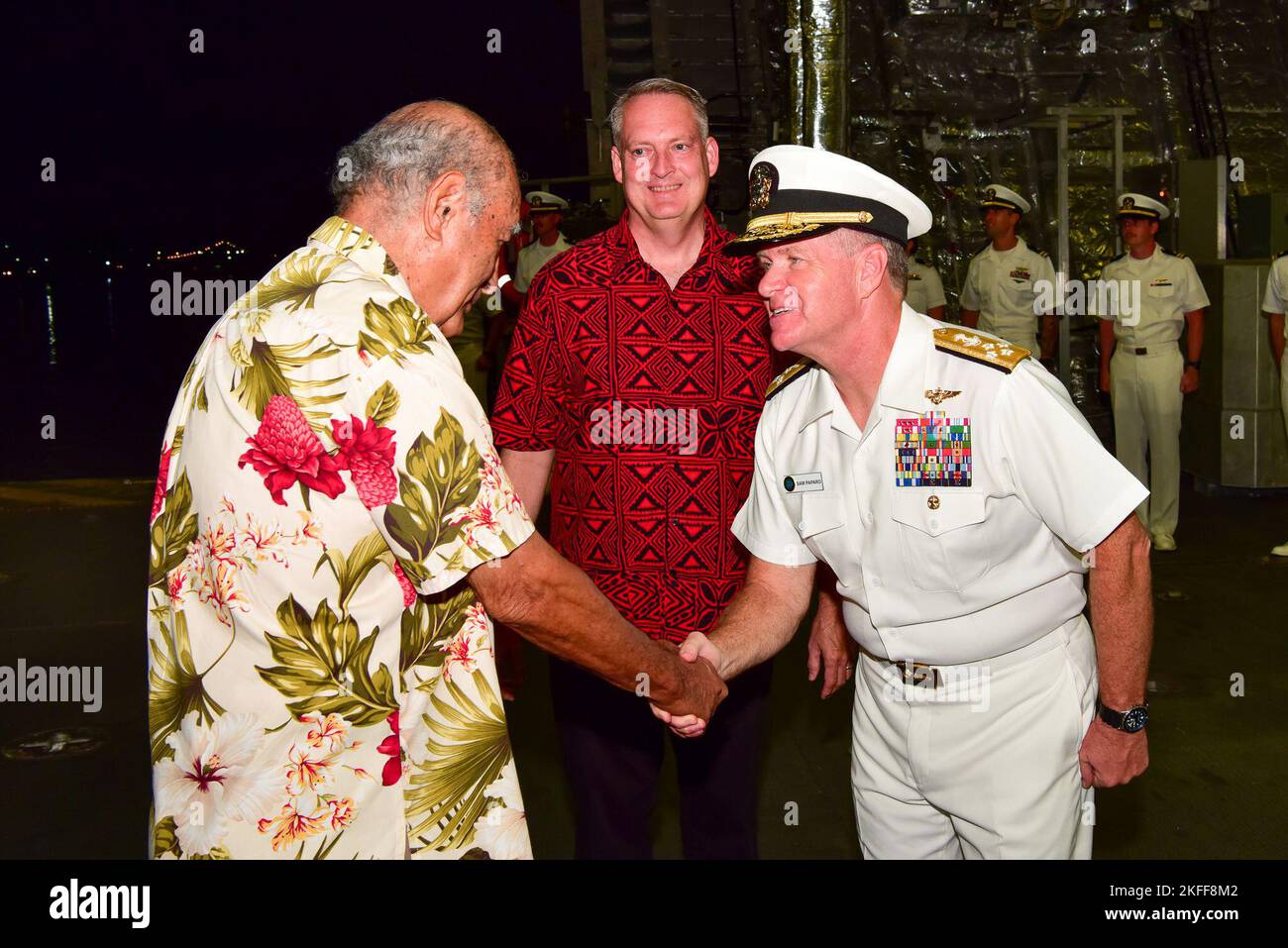 SUVA, Fiji (Sept. 14, 2022) Adm. Samuel Paparo, commander, U.S. Pacific ...